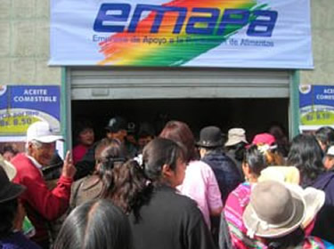 EMAPA a punto de concluir construcción de dos plantas para almacenar granos