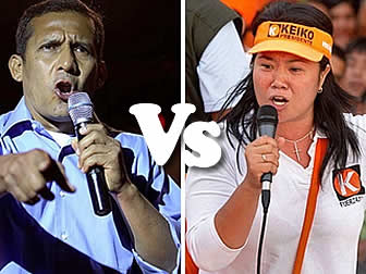 Ollanta Humala y Keiko Fujimori nueva carrera por la Presidencia de Perú
